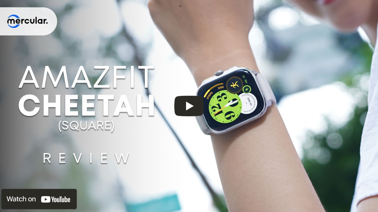 นาฬิกา Amazfit Cheetah ตัวใหม่ จอเหลี่ยมน่าใช้ สำหรับนักวิ่ง